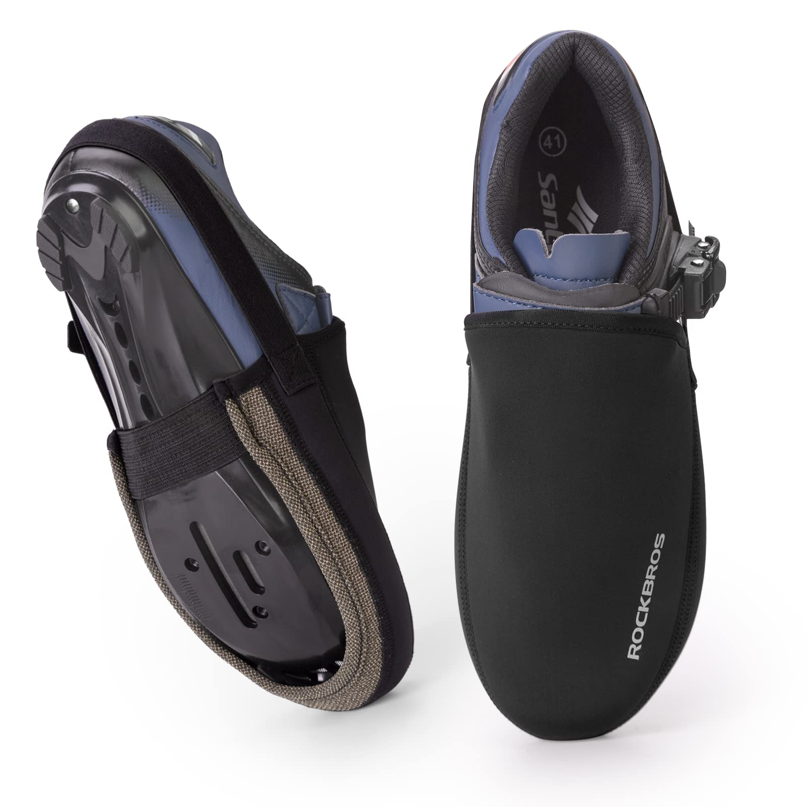 ROCKBROS Cycling Shoe Toe Covers - Thermal, Windproof, Kevlar Reinforced