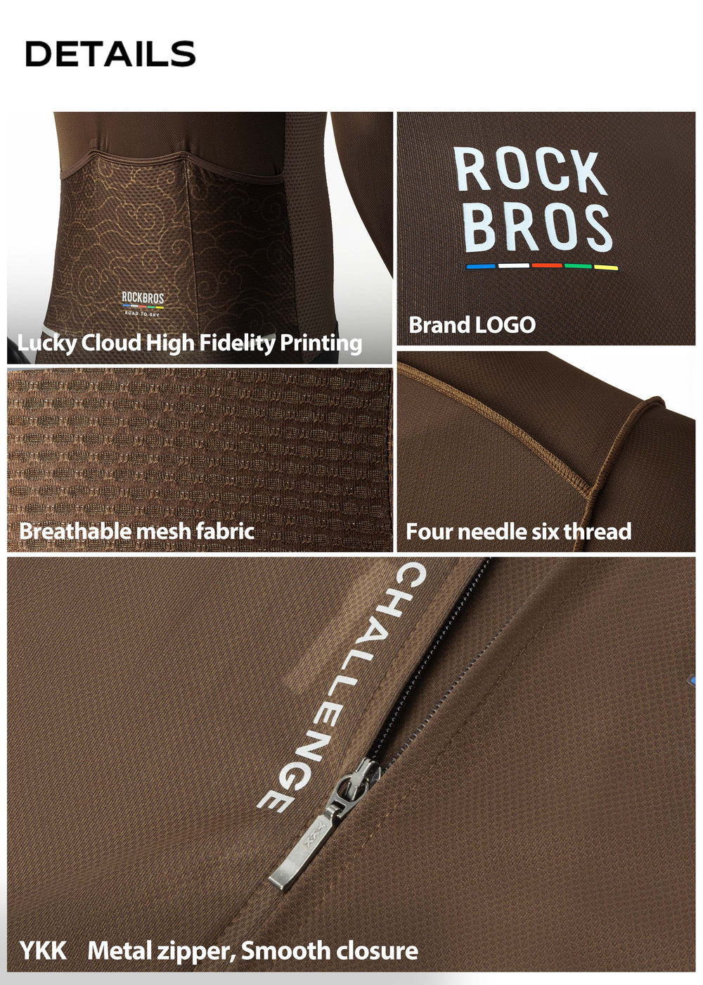 Road to Sky Men's Cycling Long-Sleeve Jersey Pro | ROCKBROS