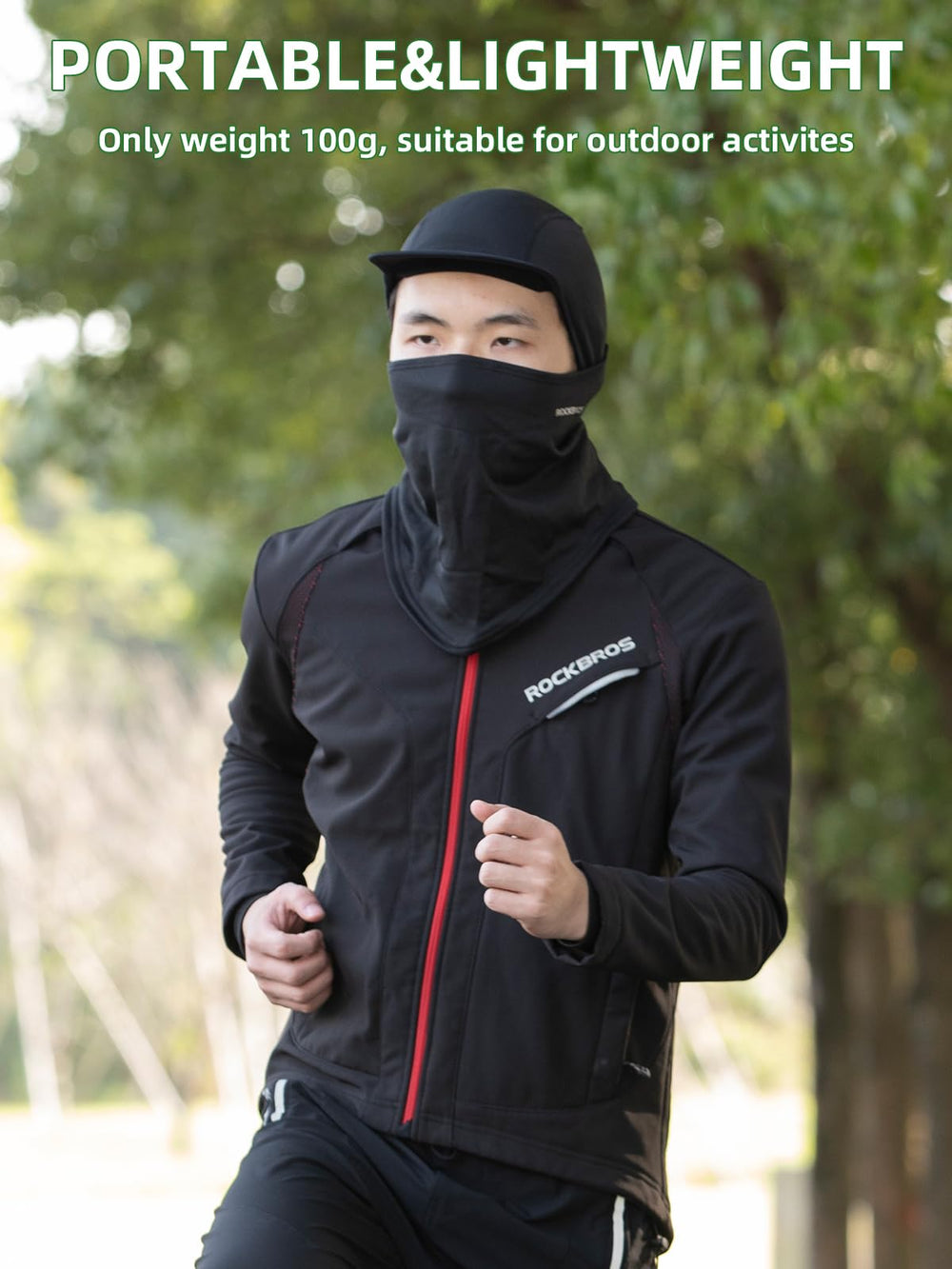 ROCKBROS Balaclava Ski Mask, Thermal Full Face Mask with Brim ...