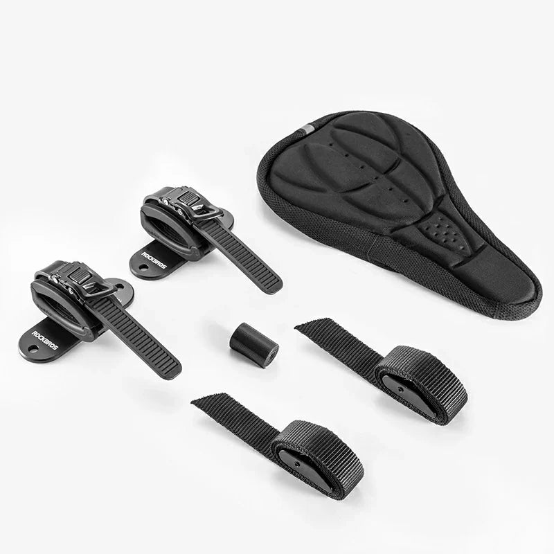 ROCKBROS Inverted Roof Bike Rack for Cars Quick-Release Straps and Cla