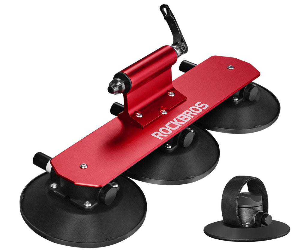 Suction cup bike rack