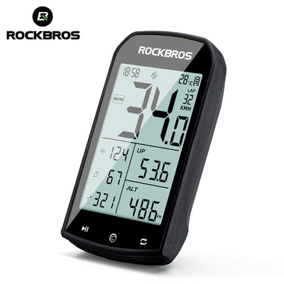 ROCKBROS Wireless Bike Computer - ANT+ Bluetooth, Multi-GPS, Waterproo