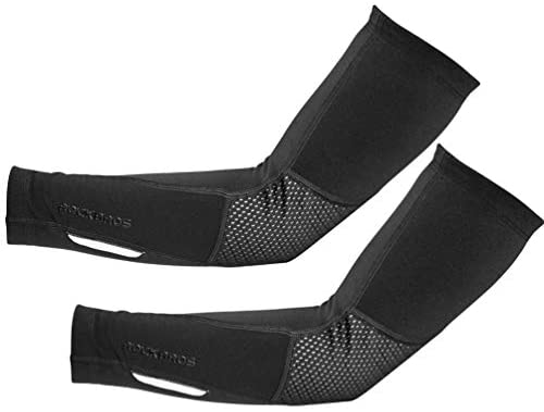 ROCKBROS Thermal Arm Sleeves Cycling Arm Warmers for Men Women Winter