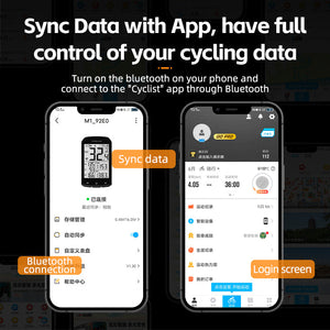 ROCKBROS Wireless Bike Computer - ANT+ Bluetooth, Multi-GPS, Waterproo