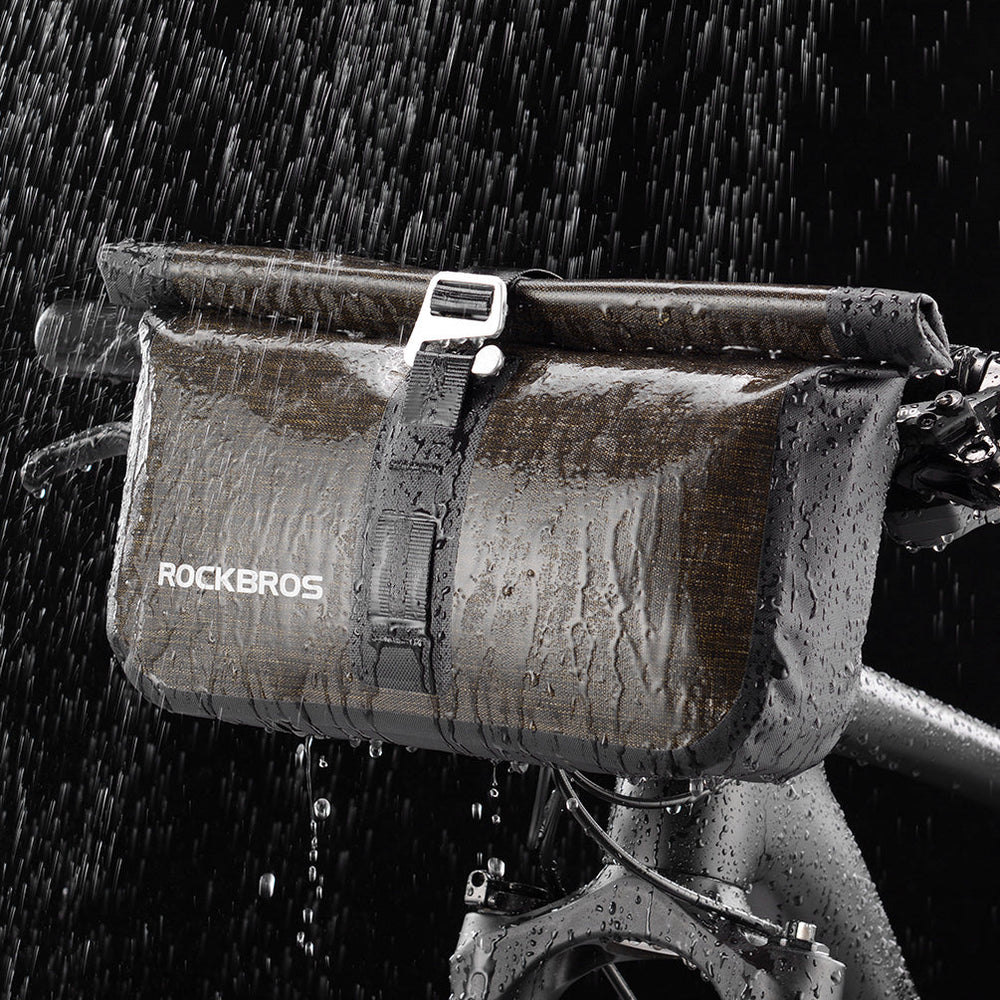 ROCKBROS Roll Handlebar Bag Bike Large Capacity Handlebar Frame Top Tu