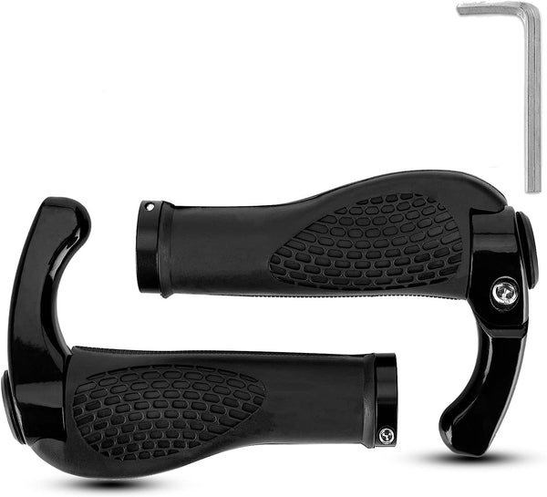 ROCKBROS Single Lock-on Bike Grips Ergonomic Non-Slip Rubber