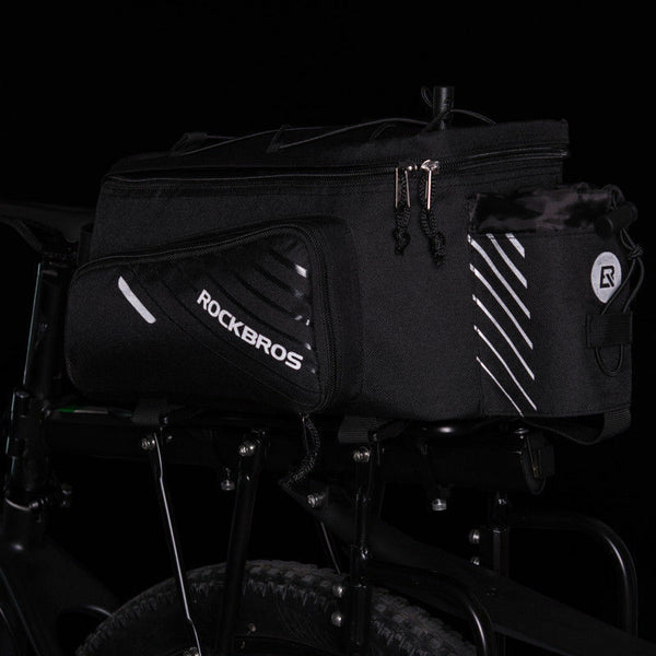 ROCKBROS Pro Bicycle Rear Rack Bag with Extra Pockets
